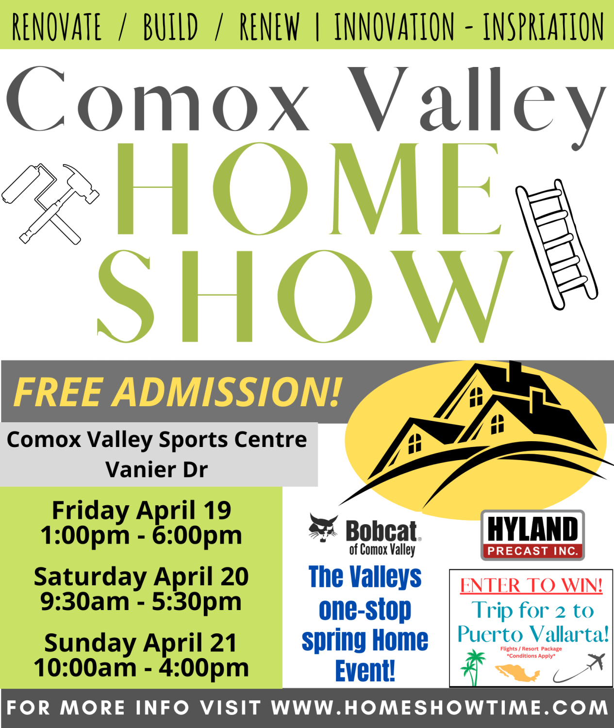 Comox Valley Spring Home Show - Home Show Time